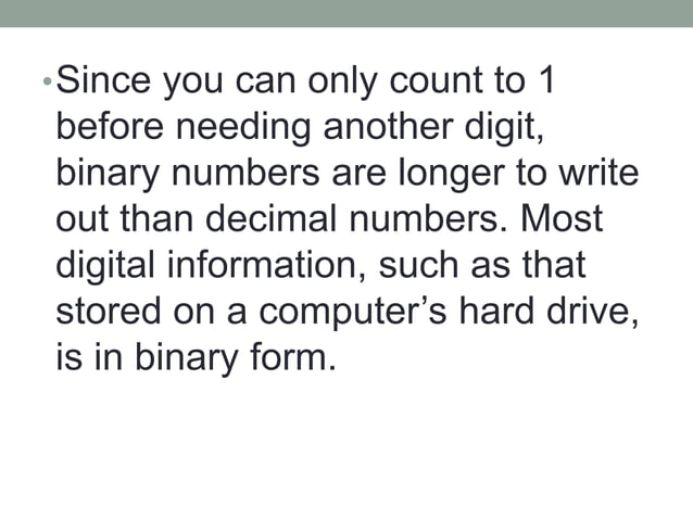 Lesson 4 binary number | PPTX