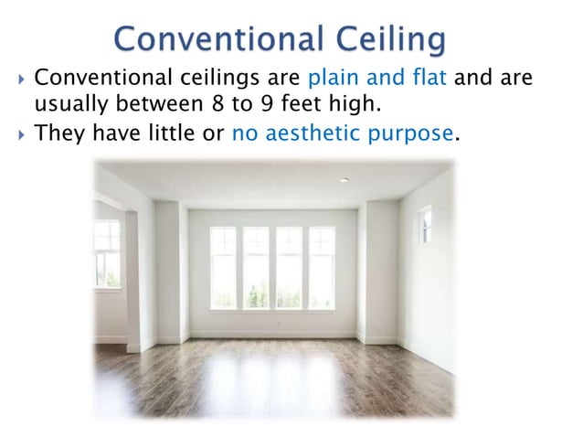 Lesson 4 Ceilings.pptx | Woodworking | Arts and Crafts