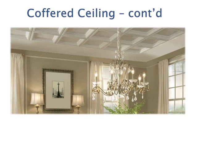 Lesson 4 Ceilings.pptx | Woodworking | Arts and Crafts