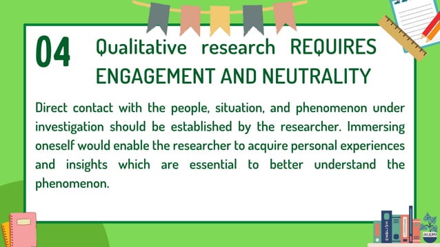 Lesson 4 Characteristics, Strengths, and Weaknesses of Qualitative Research.pptx | Educational ...