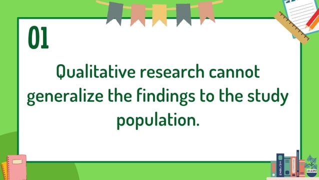 Lesson 4 Characteristics, Strengths, and Weaknesses of Qualitative Research.pptx | Educational ...