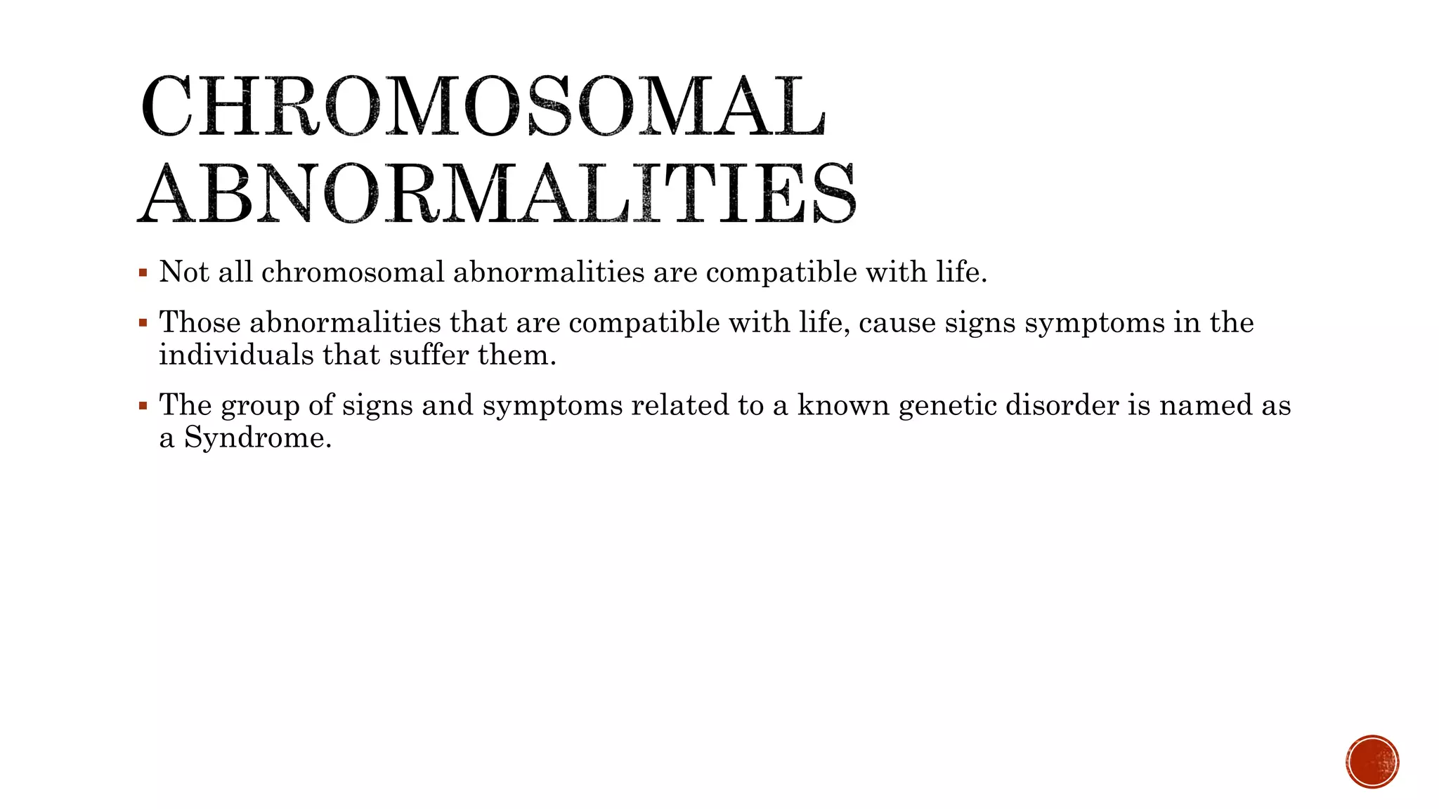 Lesson 4 chromosomal anomalies | PPT
