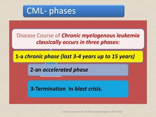 Lesson 4 chronic myeloid leukemia - CML.ppt