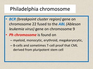 Lesson 4 chronic myeloid leukemia - CML.ppt