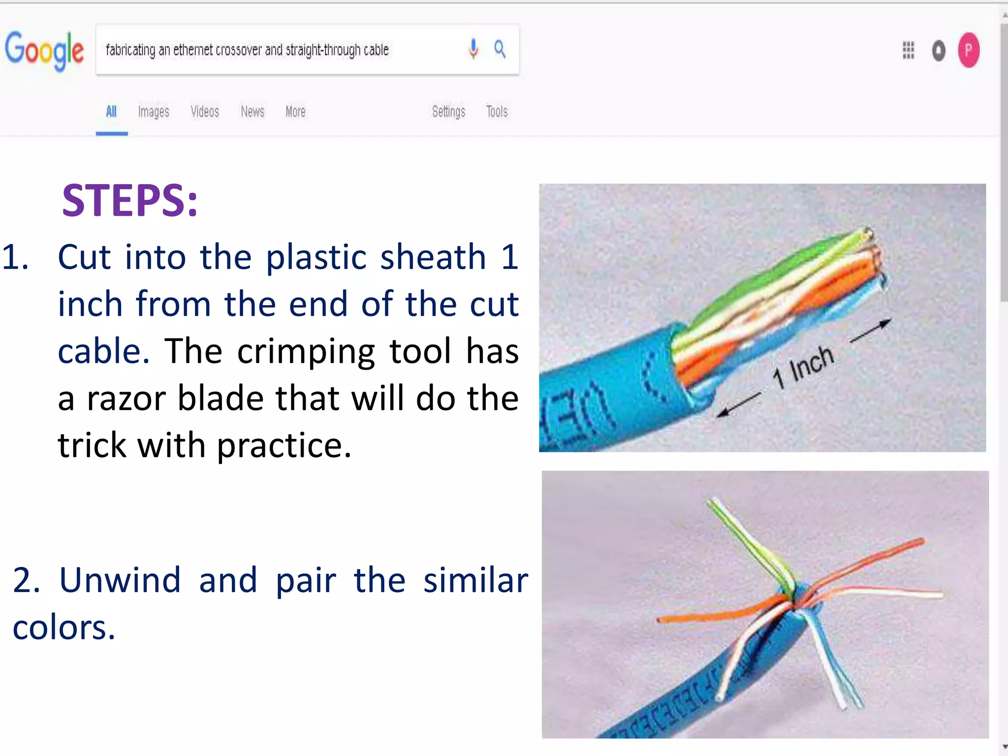 Lesson #1 (creating ethernet cable) | PPTX