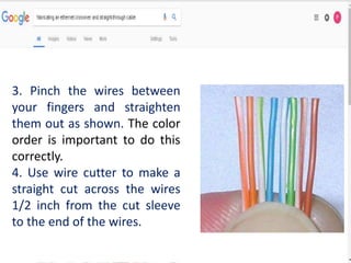 Lesson #1 (creating ethernet cable) | PPTX