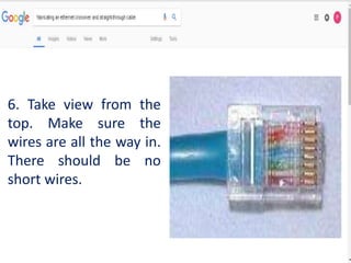 Lesson #1 (creating ethernet cable) | PPTX