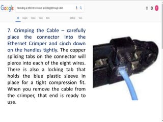 Lesson #1 (creating ethernet cable) | PPTX
