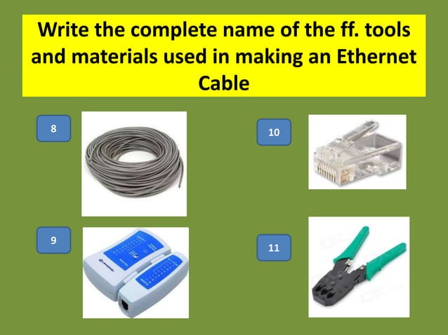 Lesson #1 (creating ethernet cable) | PPTX | Computer Networking | Computing