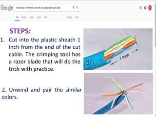 Lesson #1 (creating ethernet cable) | PPTX