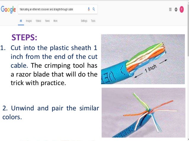 Lesson #1 (creating ethernet cable)