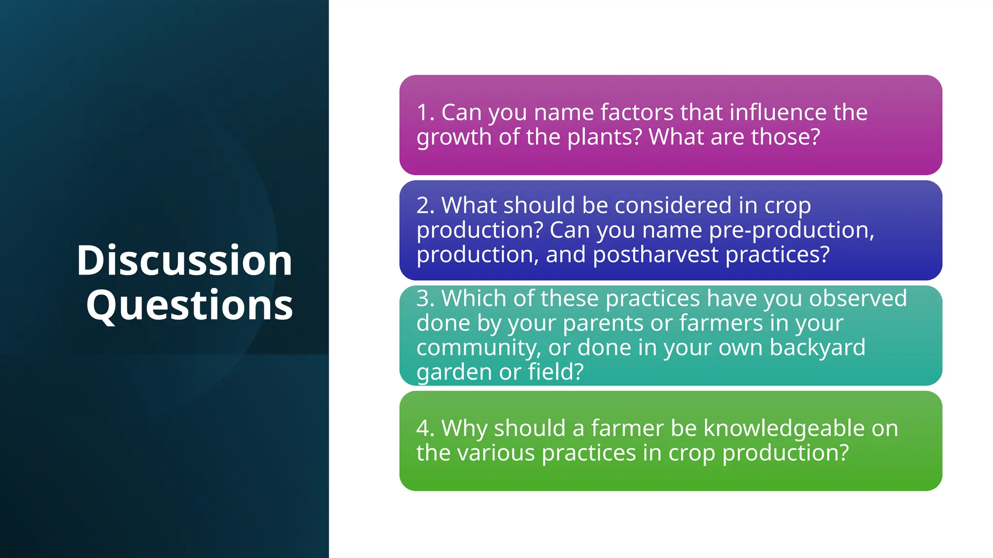 Grade 7 TLE-AFA-Lesson 4 Crop Care and Maintenance, Post Harvesting- Quarter 2 MATATAG ...