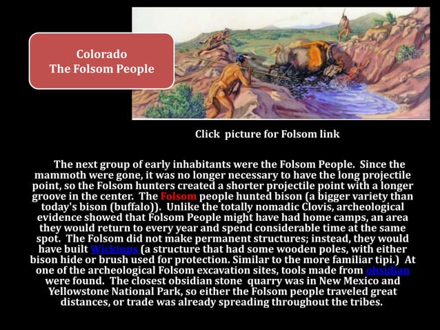 Co History - Lesson 4 - Early inhabitants | PPT