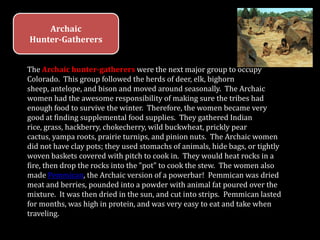 Co History - Lesson 4 - Early inhabitants | PPT