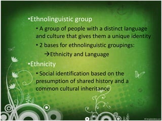 Lesson 4 (ethnolinguistic groups in asia) | PPTX