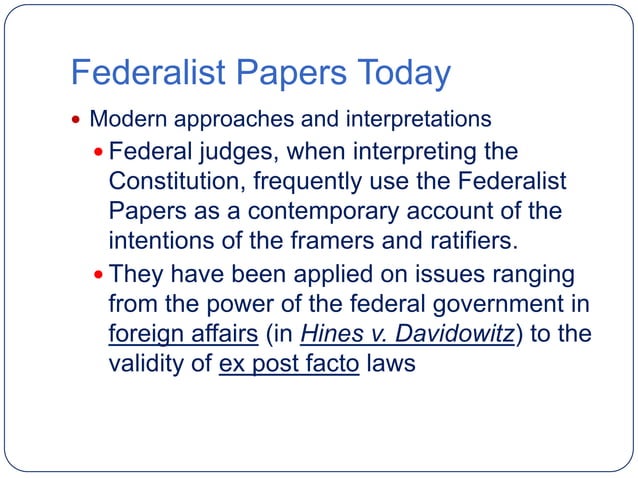 Lesson 4 Federalists vs. Anti Federalists | PPT