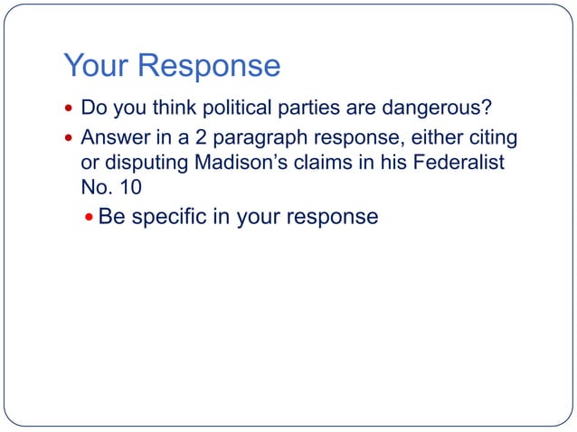 Lesson 4 Federalists vs. Anti Federalists | PPT