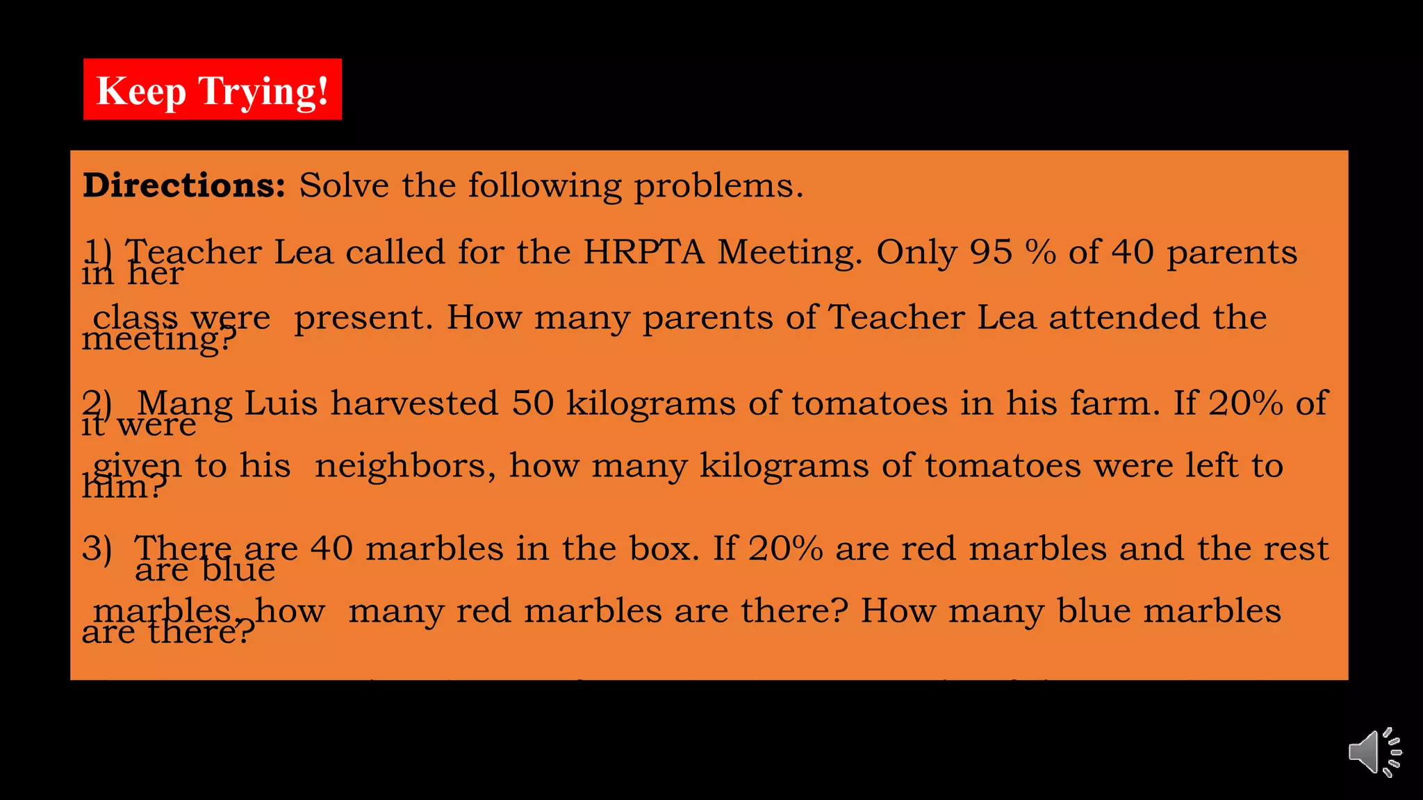 Lesson 4 Finding the Percentage in a Given Problem | PPTX
