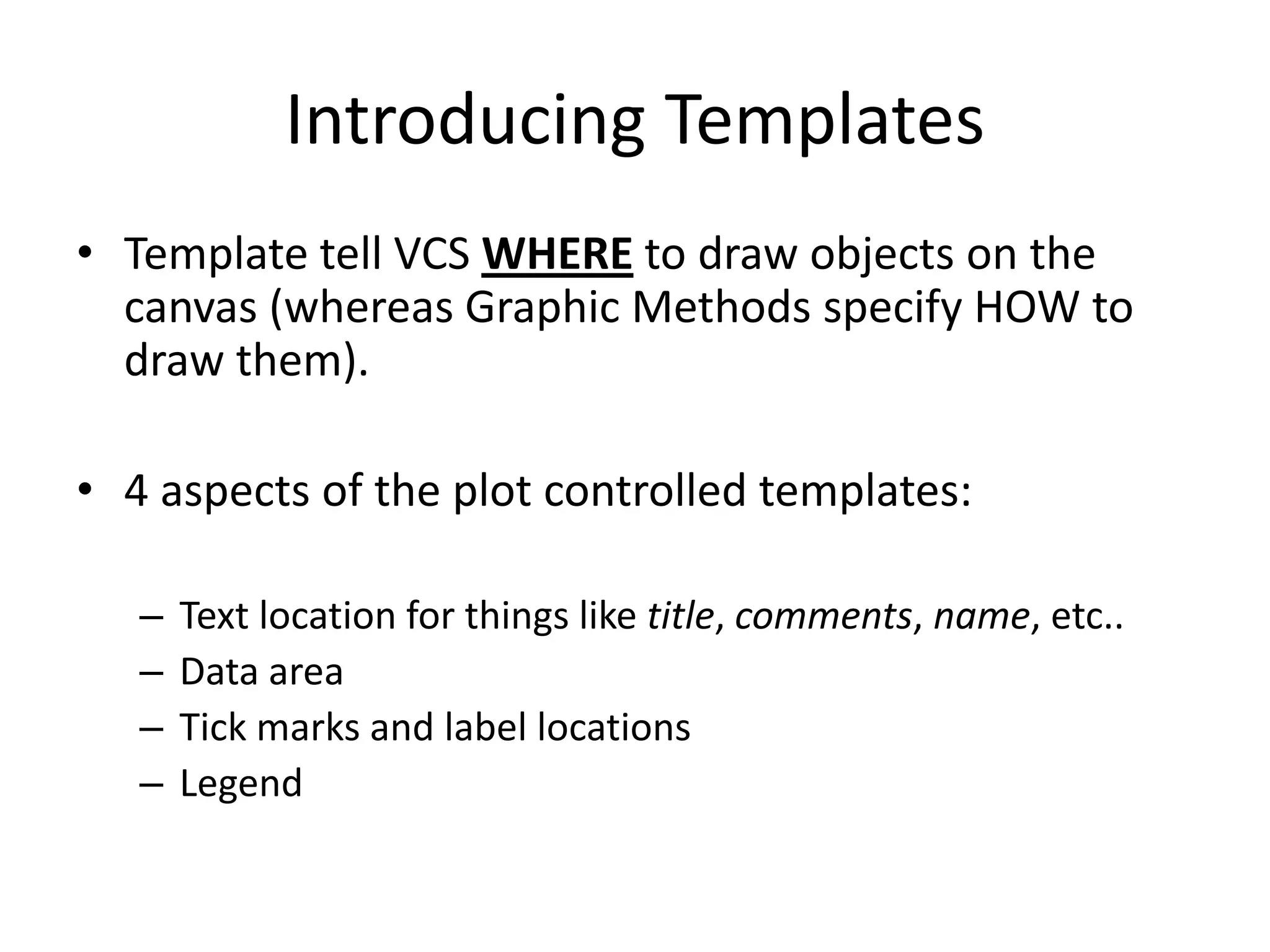 CDAT - graphics - vcs - xmgrace - Introduction | PDF