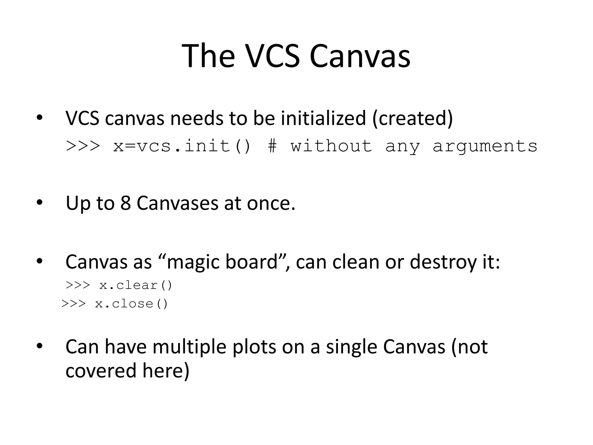 CDAT - graphics - vcs - xmgrace - Introduction | PDF