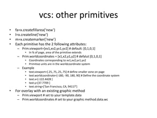 CDAT - graphics - vcs - xmgrace - Introduction | PDF