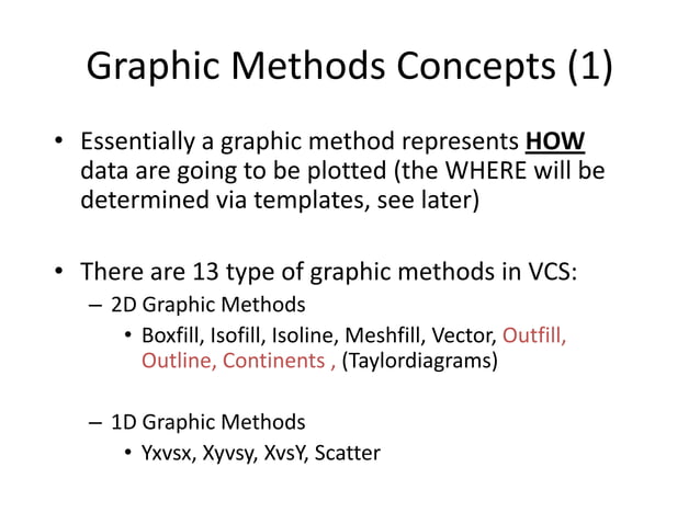 CDAT - graphics - vcs - xmgrace - Introduction | PPT