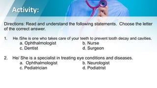 Community Health Resources and Facilities | PPTX