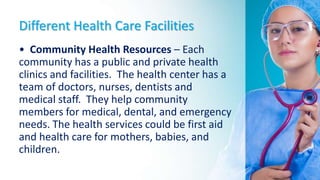 Community Health Resources and Facilities | PPTX