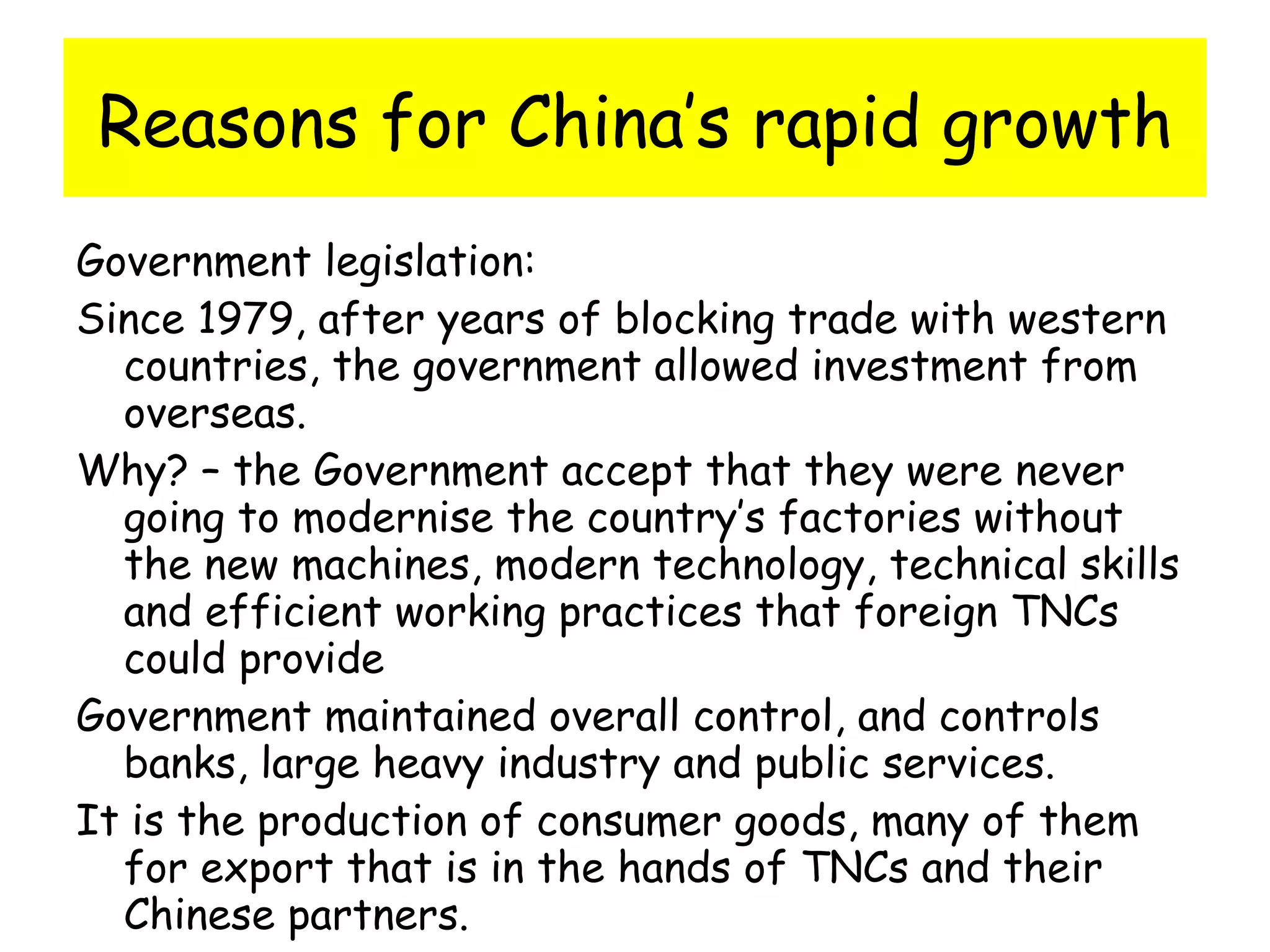 Lesson 4 How And Why Is Manufacturing In Different Countries Changing | PPT