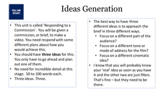 Lesson 4 ideas generation, justifications and the pitch | PDF