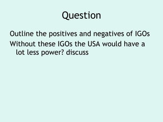 Lesson4 internationalorganisations | PPT