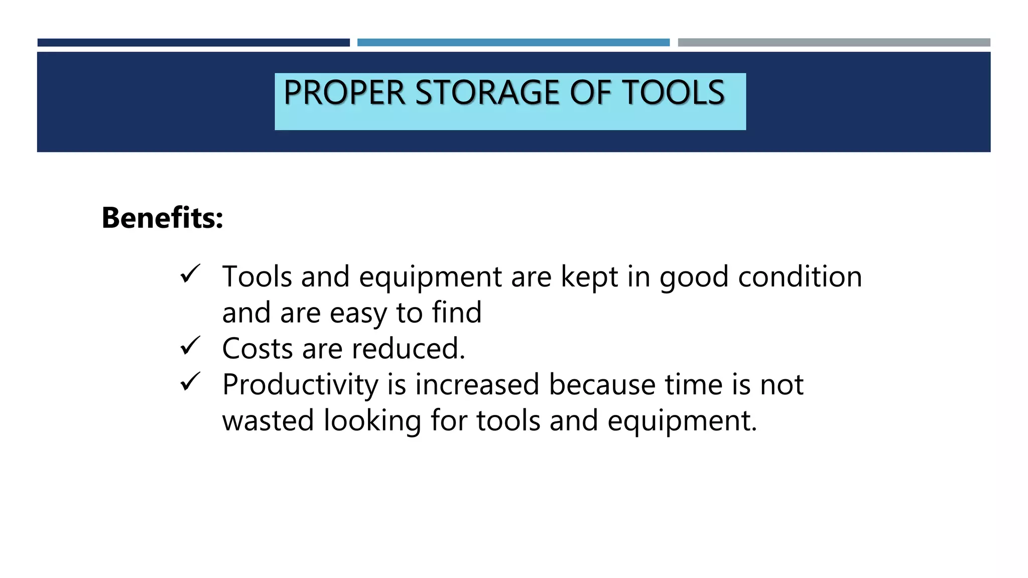 Lesson 4 Maintain Hand tools, Equipment and Paraphernalia | PPTX