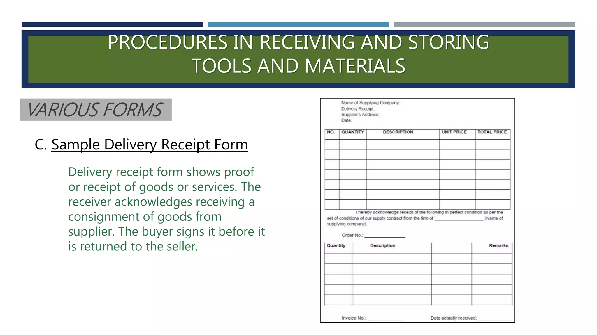 Lesson 4 Maintain Hand tools, Equipment and Paraphernalia | PPTX