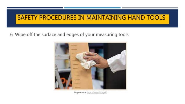 Lesson 4 Maintain Hand tools, Equipment and Paraphernalia | PPTX