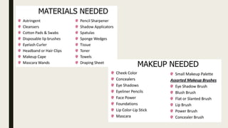 LESSON 4 MAKE-UP (for the girls and boys) | PPTX