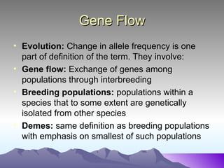 LESSON 4 MECAHNISMS OF EVOLUTION.ppt.......... | PPT