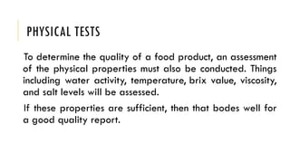 Methods for Determining Quality in Food Products.pptx