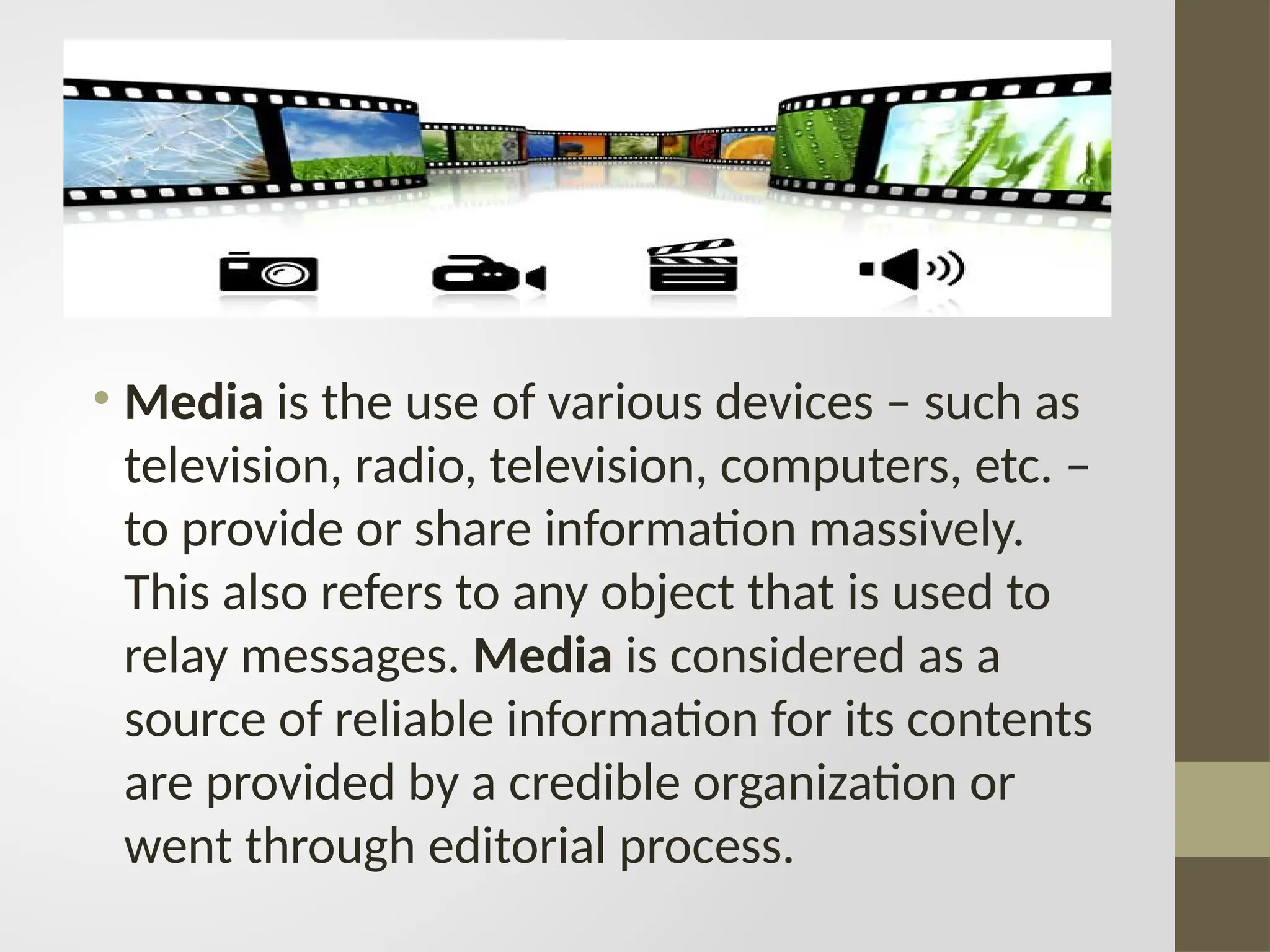 LESSON 4 -MIL-TYPES OF MEDIA- Powerpoint | PPTX