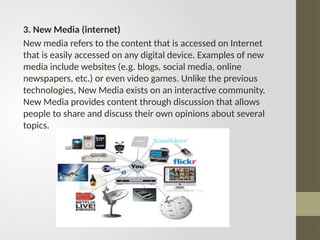 LESSON 4 -MIL-TYPES OF MEDIA- Powerpoint | PPTX