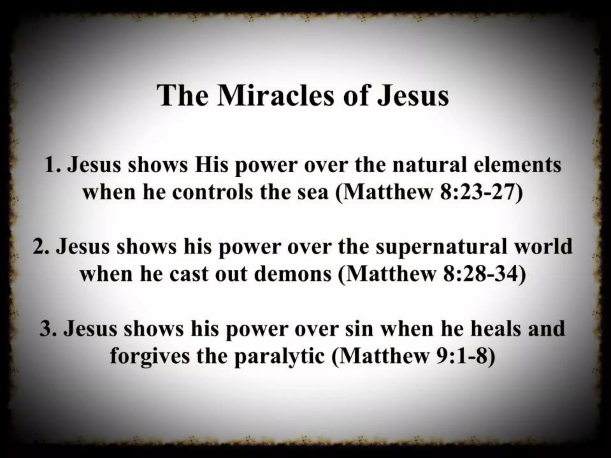 Lesson 4 miracles of jesus | PPTX