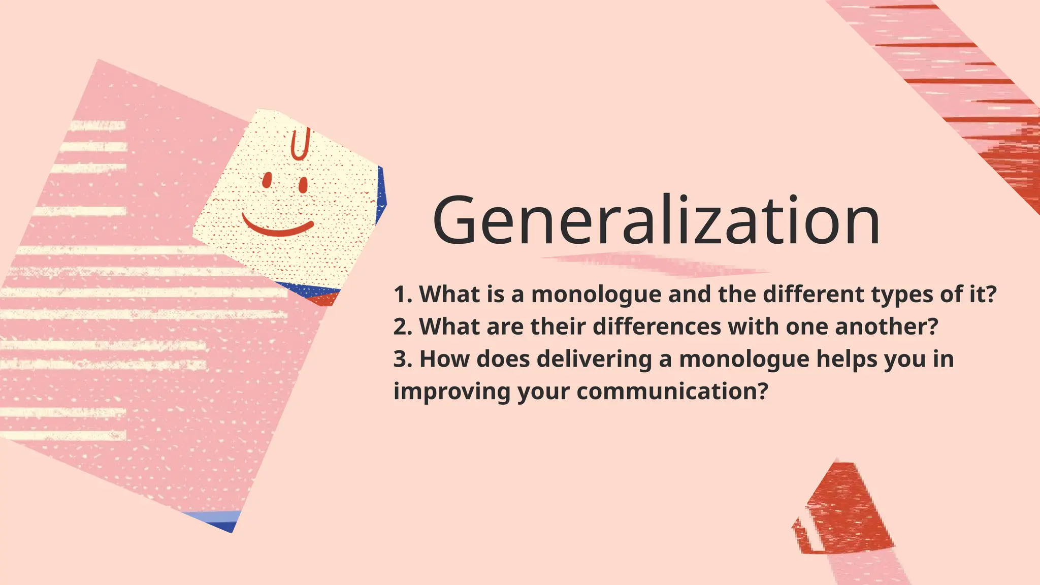 Lesson 4 Monologue PowerPoint presentation | PPTX