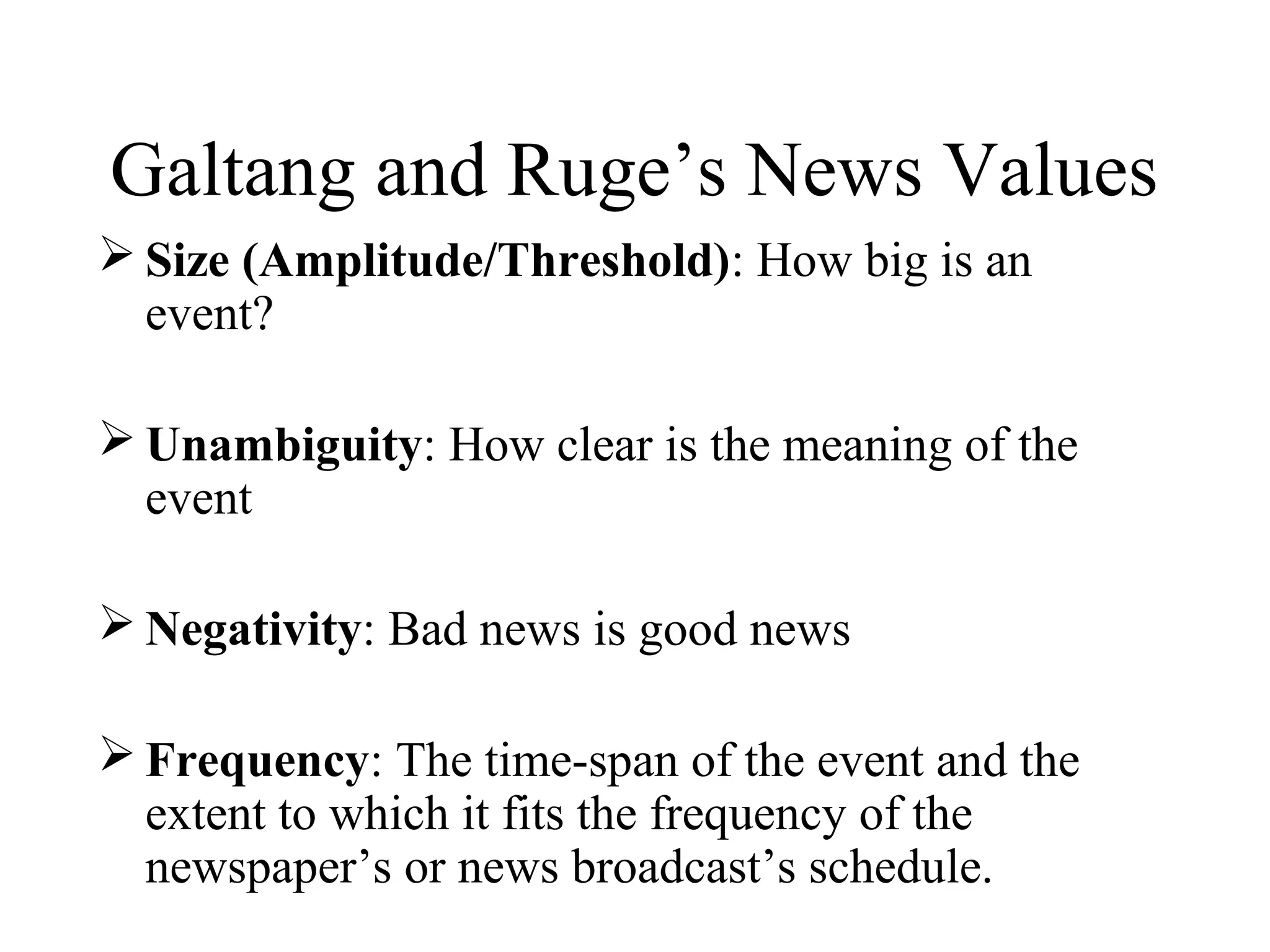 Lesson for News Values | PPT