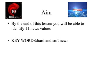 Lesson for News Values | PPT