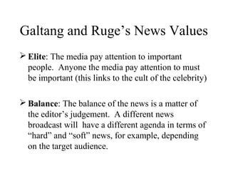 Lesson for News Values | PPT