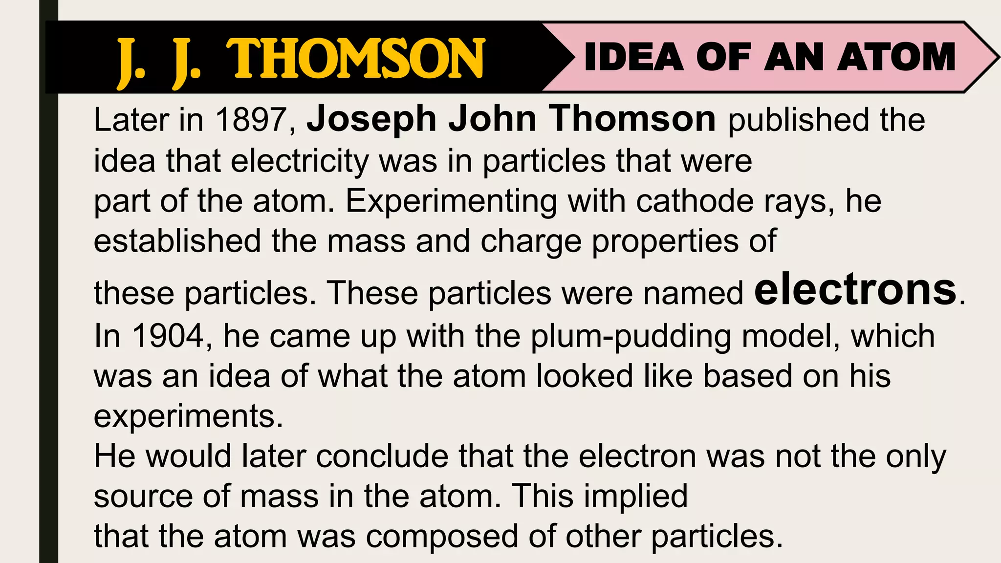 Lesson 4 Not Indivisible (The Structure of the Atom) | PPTX