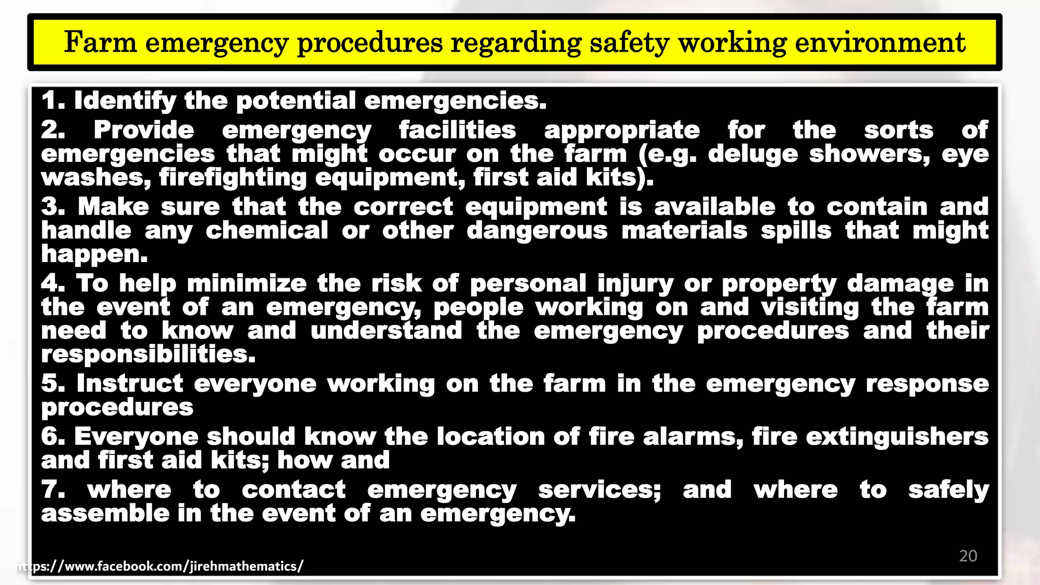 Agri-Crop Production: Lesson 4 occupational safety and health | PDF