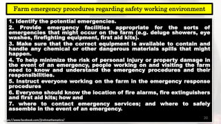 Agri-Crop Production: Lesson 4 occupational safety and health | PDF