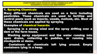 Agri-Crop Production: Lesson 4 occupational safety and health | PDF