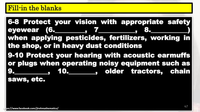 Agri-Crop Production: Lesson 4 occupational safety and health | PDF
