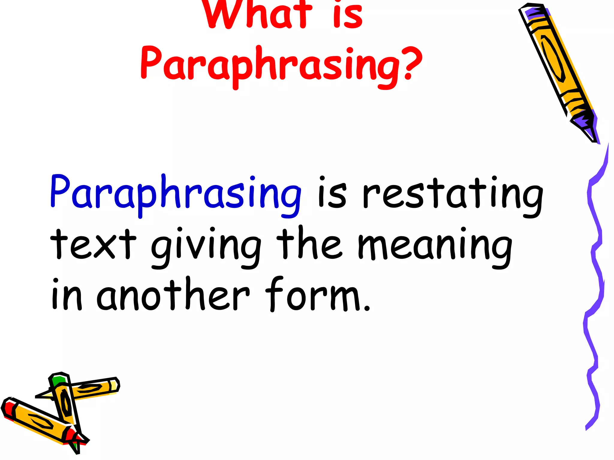 EAPP_Paraphrasing and Summarizing | PPTX